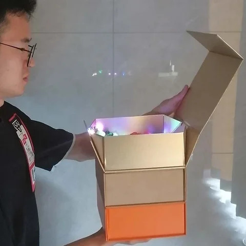 Buy Lr-10-s Factory Wholesale Foldable Luxury Magnetic Gift Box Empty ...