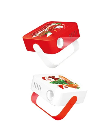 Buy Merry Christmas Projection Colorful Flashlight Toy Xmas Party ...
