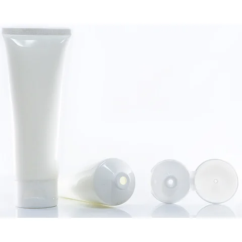 Buy 100ml Face Wash Flip Top Cosmetic Plastic Squeeze Tube With Cap ...