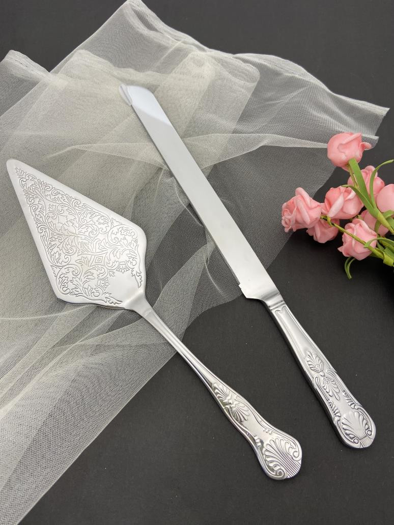 Buy New Baking Tools Gold Wedding Bridal Gifts Cake Knife Cutter Slicer ...