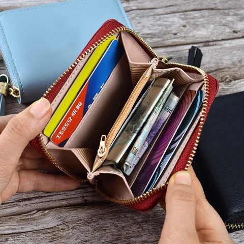 Buy New Womens Wallet Short Design Cute Little Bear Zipper Wallet ...