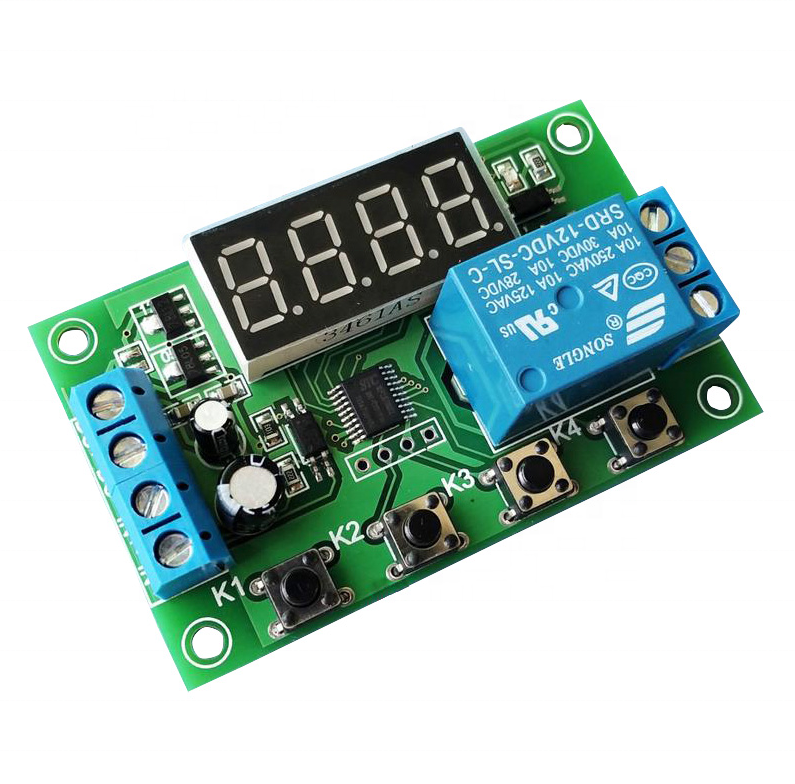 Buy One Way Relay Module Trigger Delay Power Off Delay Timing Circuit ...