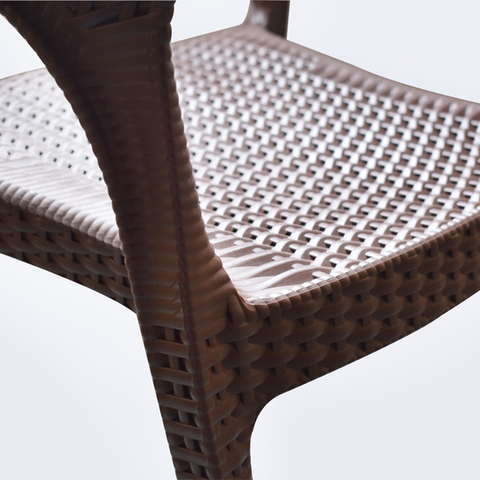 Buy Outdoor Garden Plastic Rattan Chair Garden Furniture Cafe Chair Set ...