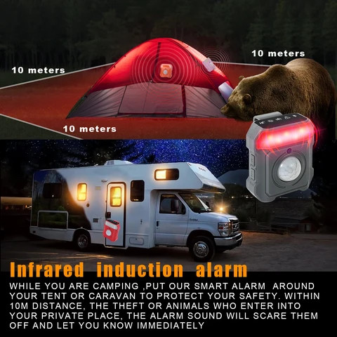 Buy Outdoor Sports Wearable Security Device For Personal Safety Alarm ...