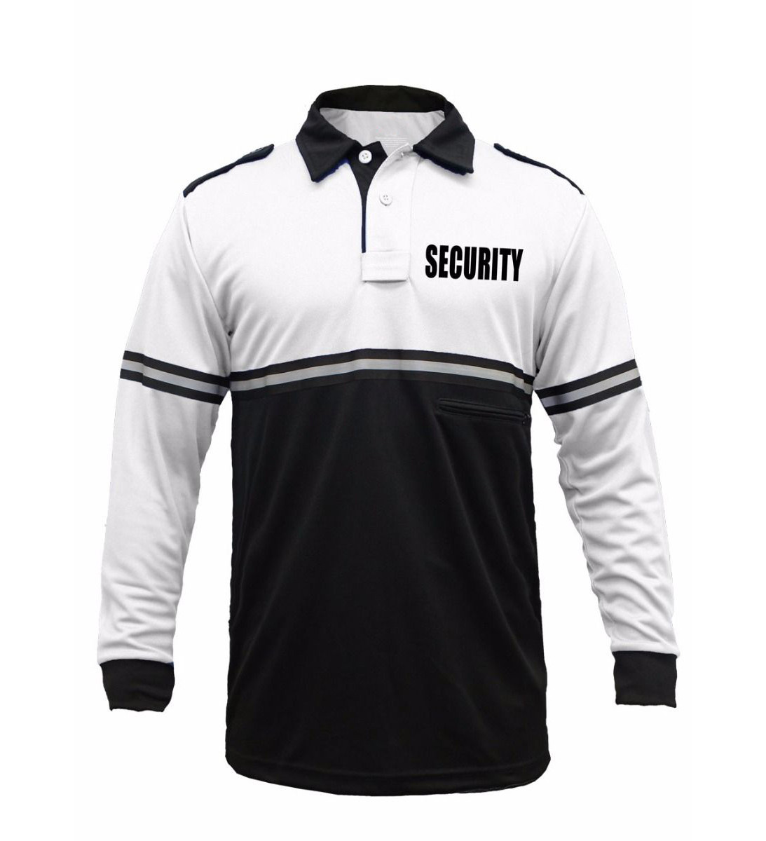 Buy 100% Polyester Two Tone Bike Patrol Long Sleeve Security Shirt ...