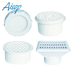 Buy Pvc Upvc Plastic Water Drainage Pipe Fitting Floor Drain Grate Trap ...