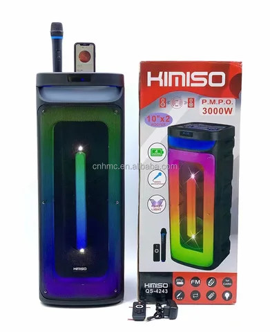 Buy Qs-4243 Kimiso New Design Bounce Note Speakers Double10 Inch Woofer ...