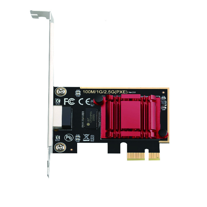 Buy Realtek Rtl8125b 2.5gbps Pcie Wired Rj45 Network Interface Card ...