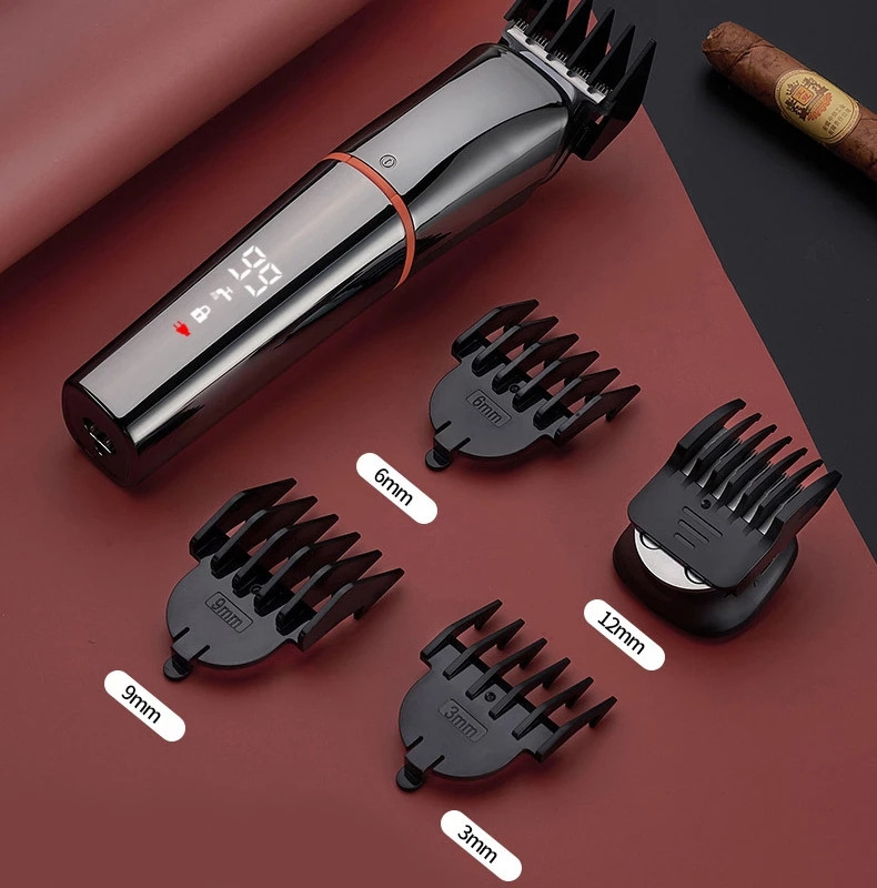 Buy Rechargeable Trimmer Waterproof Cordless Electric Razor Beard And ...