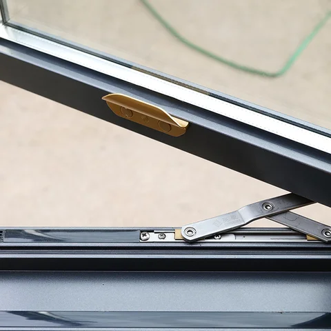 Buy Rg110 Casement Top-hung Window Double Glass Aluminum Alloy Modern ...