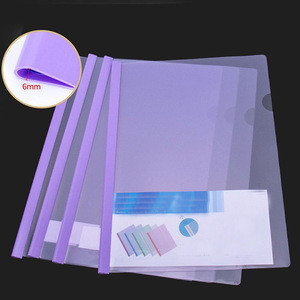 Buy School Decoration A4/a5/b4/b5 Clear Recycled Plastic Flat File Clip ...