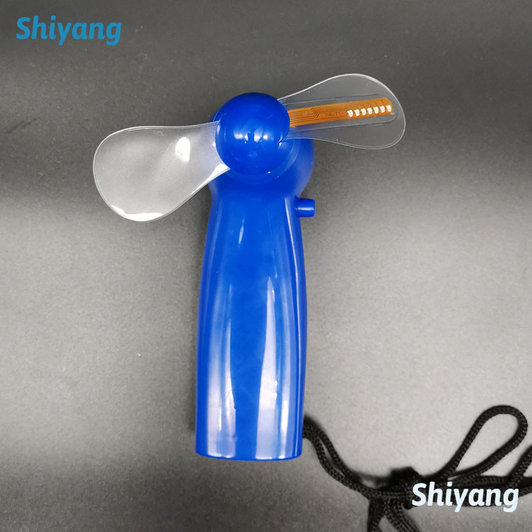 Buy School Gift Air Cooling Green Led Custom Message Fan Battery ...