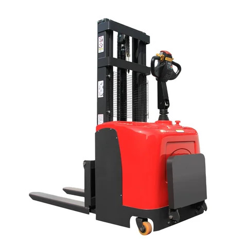 Buy Self Loading Portable 1.5ton 2ton Full Electric Stacker Stand Drive Electric Forklift ...