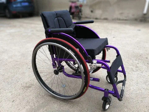 Buy Sports Leisure Wheelchair, Adult Handicapped Leisure Big Wheels All ...