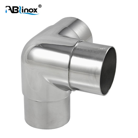 Buy Stainless Steel 90 Degree Corner Connectors Square Tube Joint Stair ...
