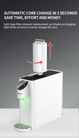 Buy Table Top Ro Water Purifier Filter Water Osmosis Countertop 5 Stage ...