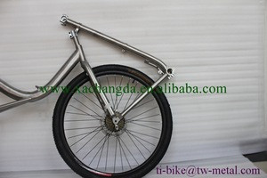 Buy Titanium Recumbent Bicycle Frame And Fork Factory Supplied Ti ...