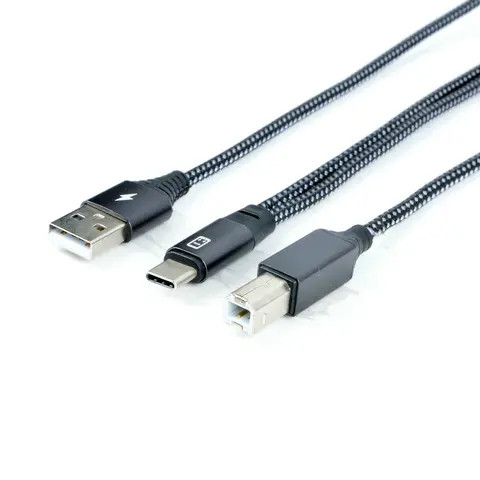 Buy Usb C To Type B Otg Cable Charger Cable 2 In 1 For Electronic ...