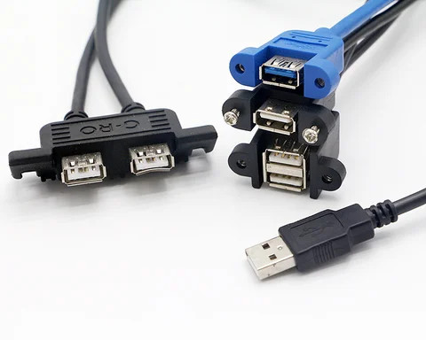 Buy Usb2.0 3.0 Extension Cable With Screw Locking Micro Mini Usb Type A ...