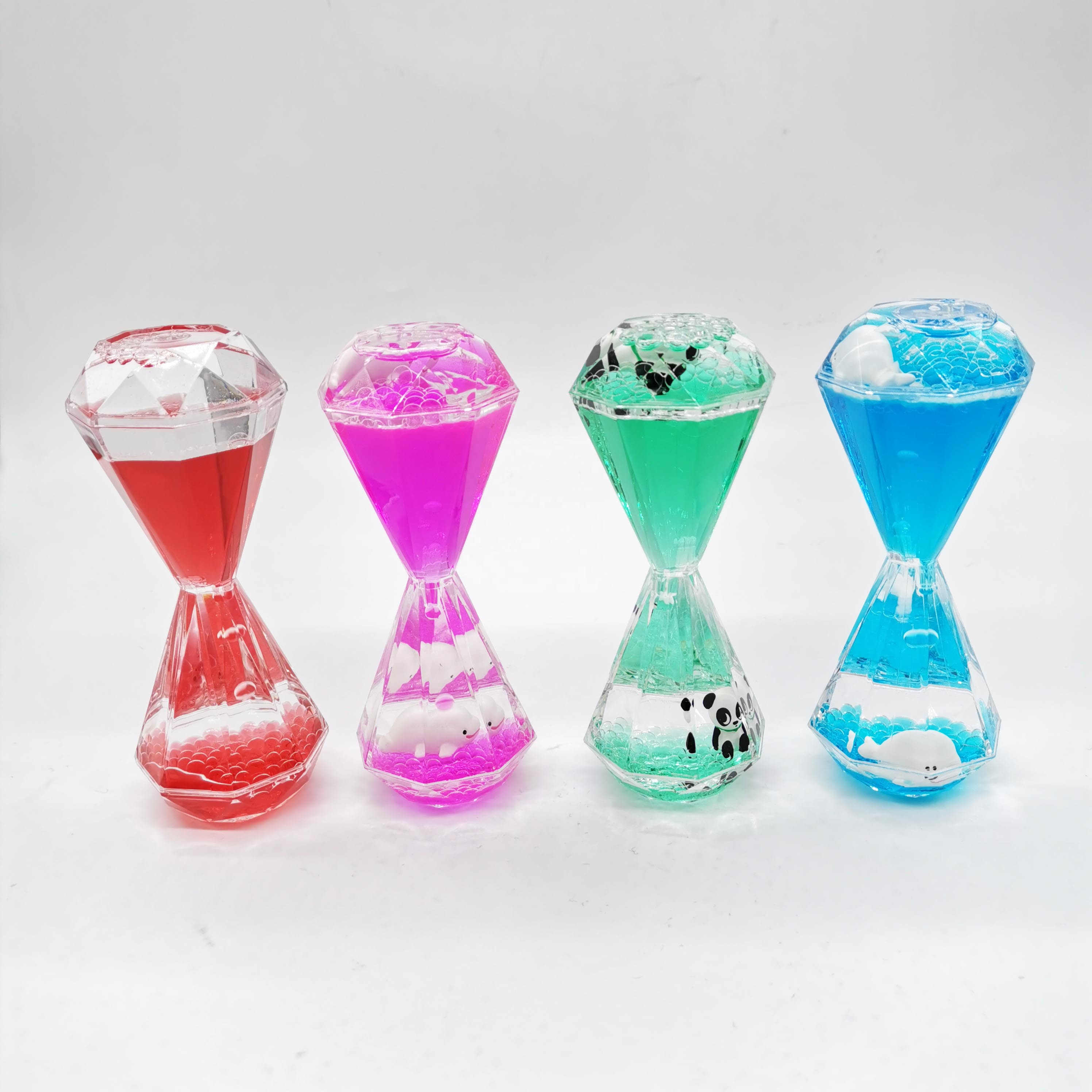 Buy Water Flowing Hourglass Acrylic Liquid Timer Aqua Oil Hourglass ...