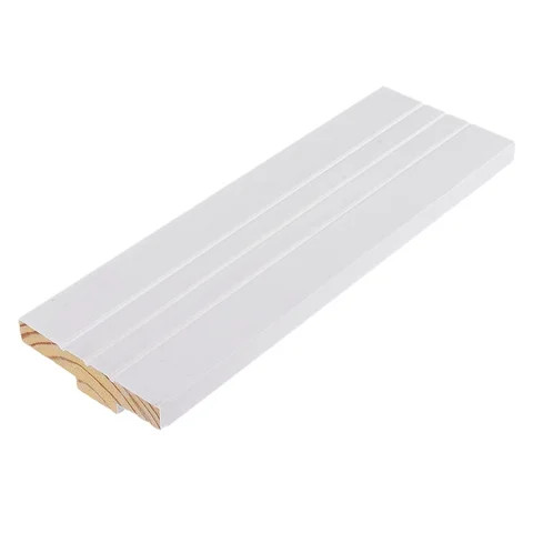 Buy White Primed Finger Joint Wood Door Mull Post Moulding Wood ...