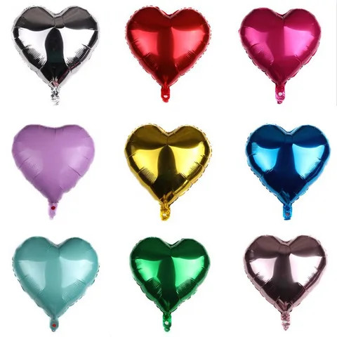 Buy Wholesale 18 Inch Star Foil Balloon Heart Helium Ball For Wedding ...