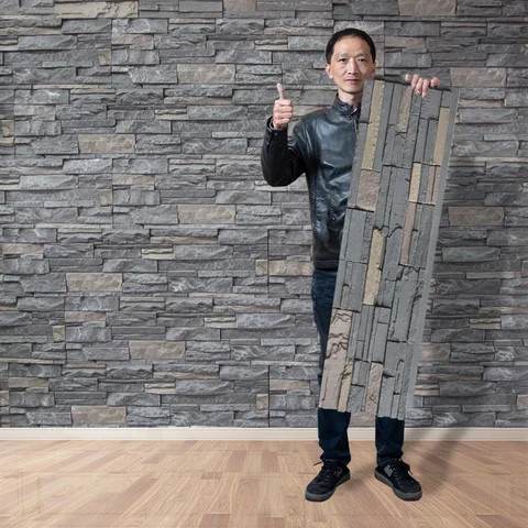 Buy Wholesale 3d Exterior Wall Cladding Tiles Modern Style Stone Look ...