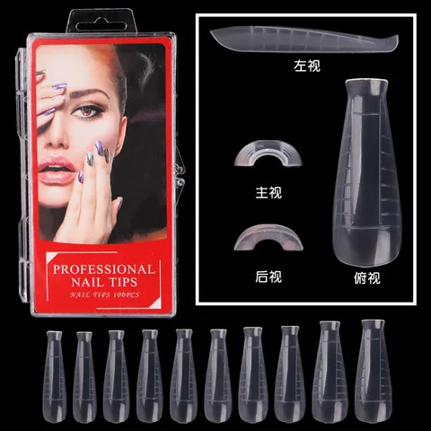 Buy Wholesale 100pcs Quick Building Mold Tips Nail Uv Gel Dual Forms ...