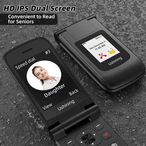 Buy Wholesales 4g Flip Phone Text To Voice Function 4g Feature Phone ...