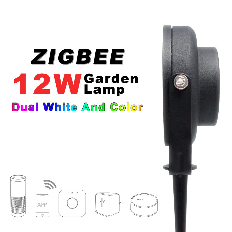Buy Zigbee Solar Power 12w Color-changing Led Yard Lawn Light Outdoor ...