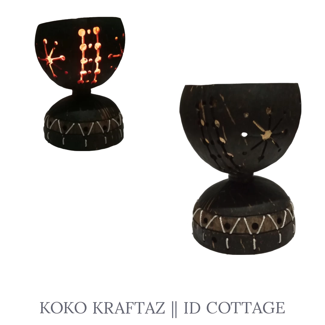 Buy Coconut Shell Candle Holder from ID COTTAGE, Tanzania | Tradewheel.com