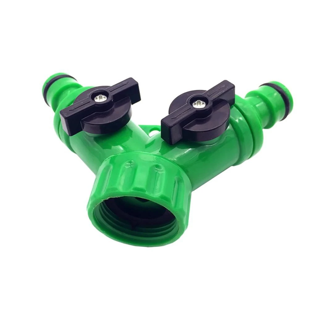 Buy 3/4" Y Type Water Separator Connector Garden Hose Faucet 2 Way ...