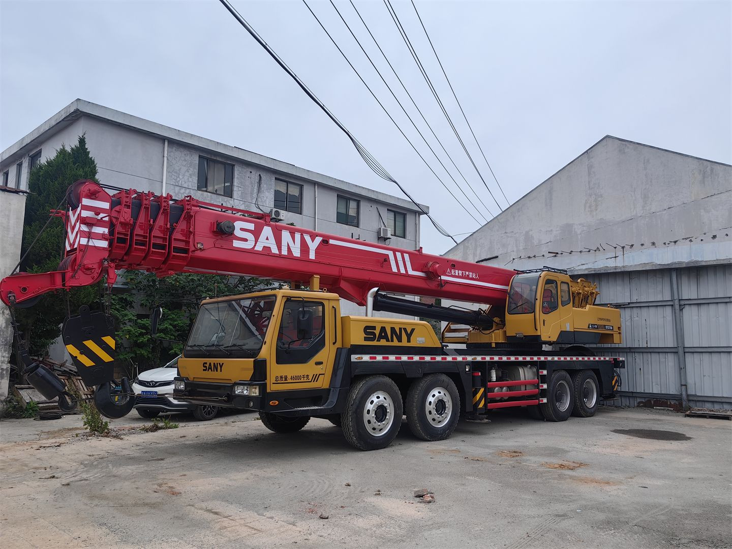 Buy Sany 75ton Crane Stc750 China Brand Truck Crane from PF Machinery ...