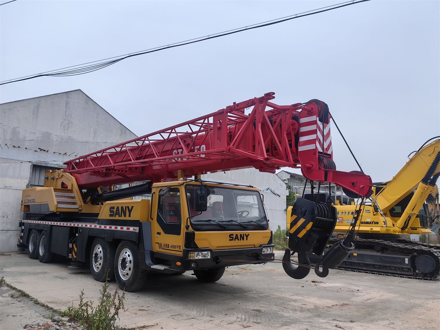 Buy Sany 75ton Crane Stc750 China Brand Truck Crane from PF Machinery ...