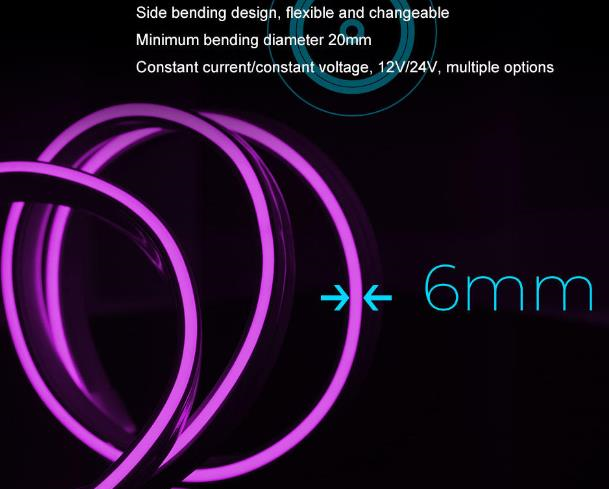 Buy 360° Beam Angle&side Bending Design Neon Flex from Rishang ...