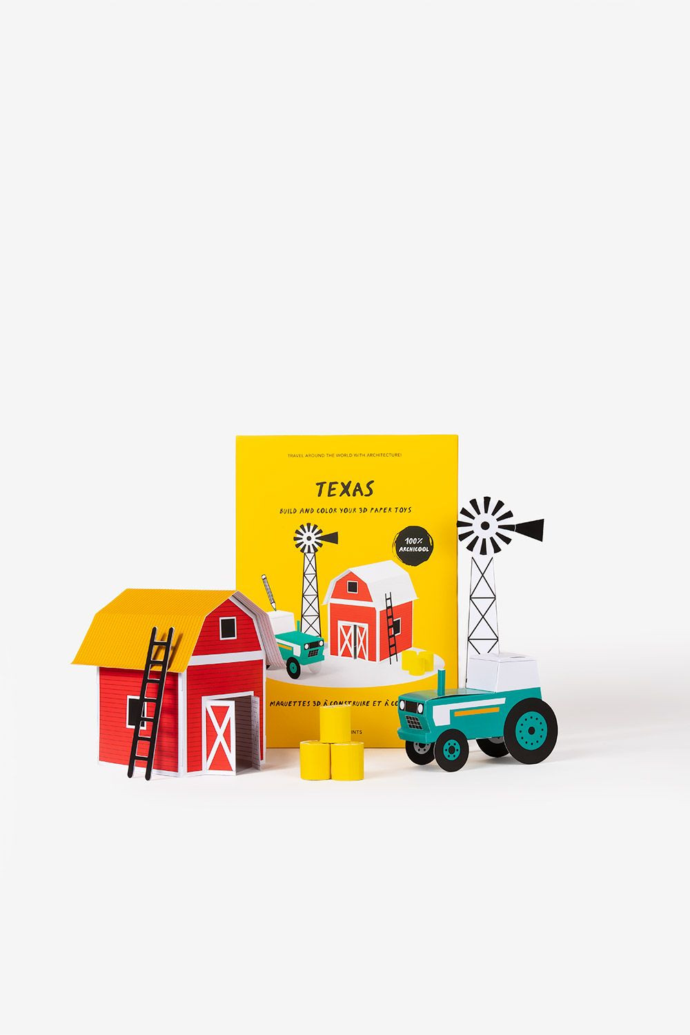 Buy Papercraft 3d - Texas Paper Model Kit | Diy Creative Kids Craft ...