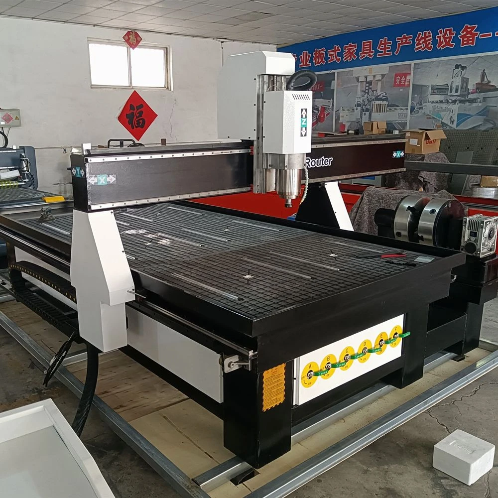 Buy 1325 4 Axis Wood Cnc Router 3d Cnc Milling Machine from Jinan ...