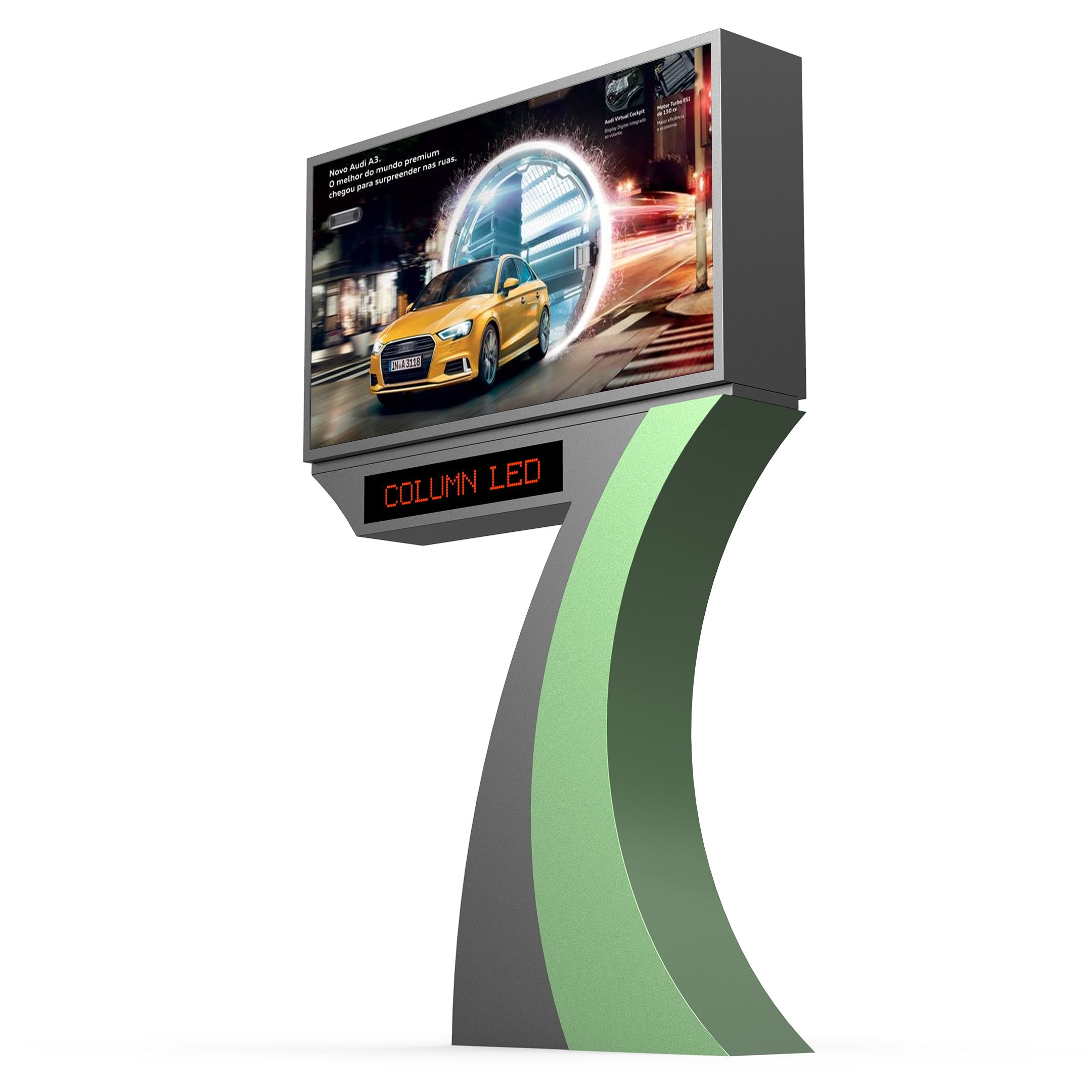 Buy Outdoor P6 10m X 5m Led Advertising Screen Scrolling Billboard from ...
