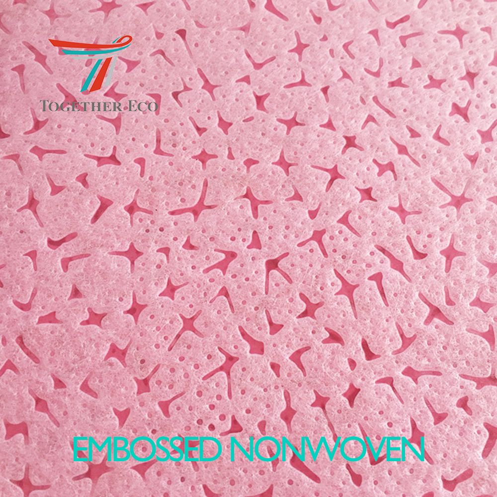 Buy 80gsm Embossing Non-woven Fabric Packaging Material Flower Wrapping ...