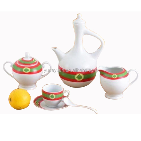 Buy 17pcs23pcs Fine Porcelain Saba Queen Sheba Design Ethiopian Coffee ...