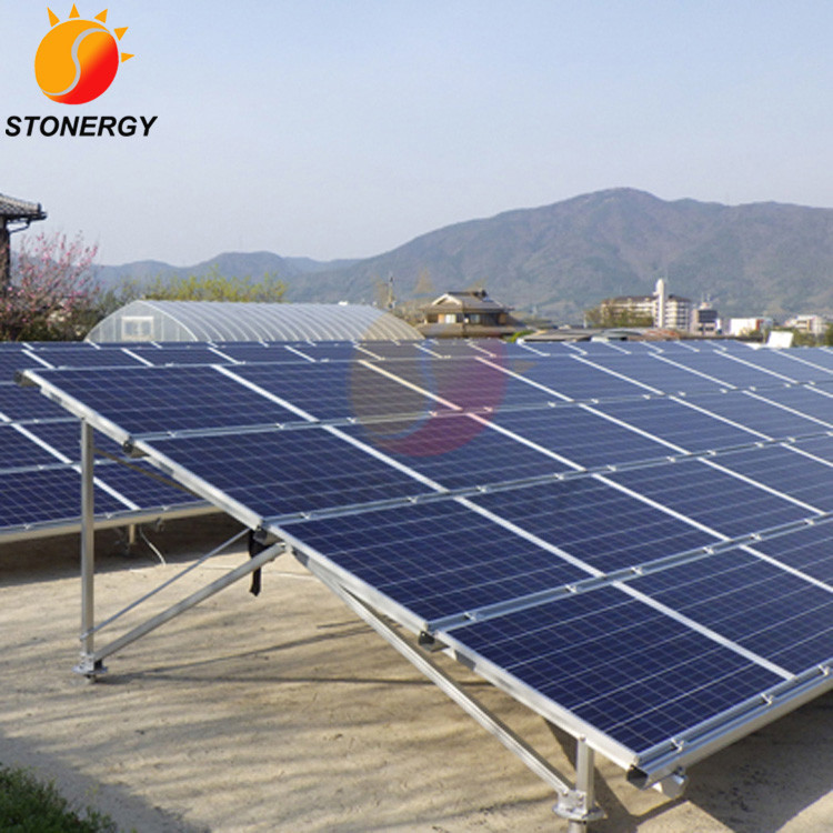 Buy 1mw Aluminum Pv Panel Mounting Ground Rack Solar Panel Mounting ...