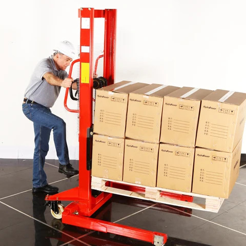 Buy 1ton 1.5ton 2ton 1.6meter Pallet Stacker Price Manual Pallet ...