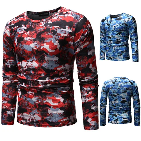 Buy 2021 New Design Mens Camo Custom Sublimation Casual Wear Long ...