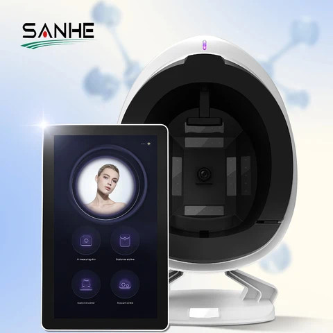 Buy 2024 Portable 3d Skin Analysis Machine Facial Uv Lcd Wifi Skin Lamp ...