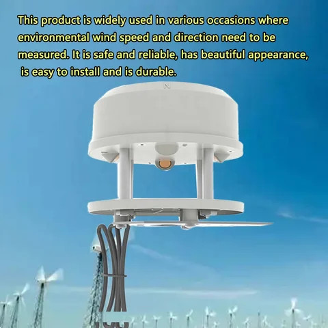 Buy 4-20ma Weather Monitoring System Ultrasonic Weather Station Mini ...