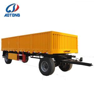 Buy 4 Ton 4wheel Double Axle Farm Trailer 10 Ton Tractor Trailerfor ...