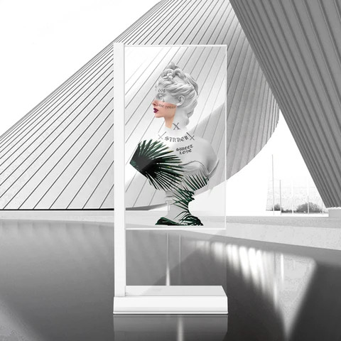 Buy 55 Inch Floor Standing Vertical Digital Signage Display Led Monitor ...