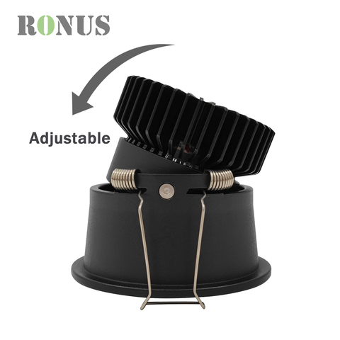 Buy 9w Spot Ip44 Dali Recessed Led Commercial Down Light 12w Adjustable ...