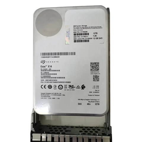 Buy Ac3d In Stock 3.5" 12tb 7.2k 12gbps Sas Hard Drive Hdd 01ym211 ...