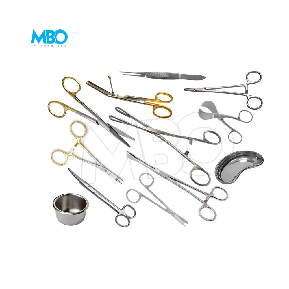 Buy Basic Delivery Set Of 16 Pcs, Gynecology Surgical Instruments from ...